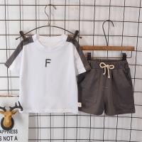 China Children'S Outfit Sets 2022 New Short Sleeved Shorts Boys Outfit Sets for sale