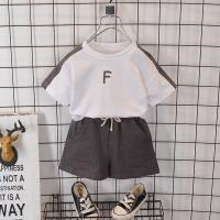 China Children'S Outfit Sets 2022 New Short Sleeved Shorts Boys Outfit Sets for sale