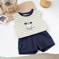 China Boy Summer Korean Style Children'S Sleeveless Suit Children'S Outfit Sets for sale