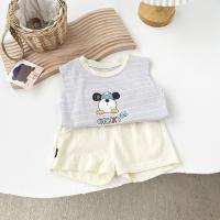 China Boy Summer Korean Style Children'S Sleeveless Suit Children'S Outfit Sets for sale
