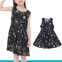 China Summer Girls Cartoon Printing Dress Children'S Dress Clothing for sale