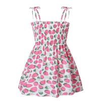 China Little Girls Rainbow Beach Sundress Children's Dress Clothing for sale