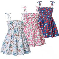 China Little Girls Rainbow Beach Sundress Children's Dress Clothing for sale