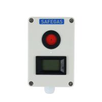 China Wall Mounted Ozone O3 Gas Detector 0-10ppm 24V DC Electrochemical Sensor with Display for sale