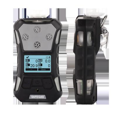 China Portable Handle O2 Co H2s Ex Multi Gas Detector With IP67 Explosionproof for sale