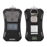 China CH2O Formaldehyde Single Gas Detector IP67 Pump Suction Diffusion with Man Down Alarm 2200mAh for sale