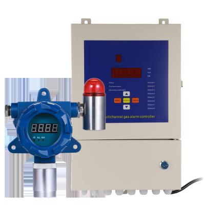 China Wall Mounted NH3 Gas Detector with Alarm Light RS485 4-20mA Output 24V DC Explosion Proof for sale