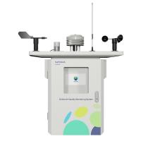 China AQD5000 Wall-Mounted Air Quality Monitoring System with 7-Inch Touch Screen, RS485 Output, and 18kg Weatherproof Enclosure for sale