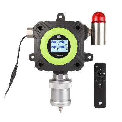 China Fixed Multi Gas Monitor LEL O2 H2S CO LPG 4-20mA RS485 with Optional Pump Sampling for sale