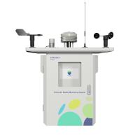 China ADQ5000 Continuous Real Time Air Quality Monitor Multi Gas PM2.5 PM10 Weather Station 7 Inch Touch Screen for sale