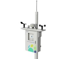 China ADQ5000 Continuous Real Time Air Quality Monitor Multi Gas PM2.5 PM10 Weather Station 7 Inch Touch Screen for sale