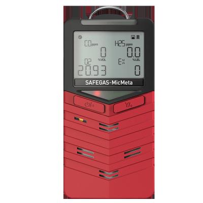 China Safegas 6-in-1 Portable Gas Detector O2 H2S CO LEL CO2 Multi Gas Monitor IP66 for sale