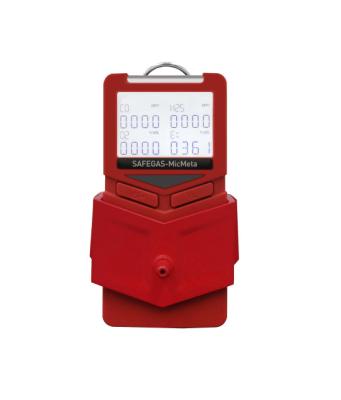 China IECEx ATEX Certified Multigas Detector IP68 H2S O2 LEL 4 Gas Portable Monitor for sale