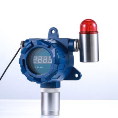 China Industrial Waterproof Fixed NH3 Gas Detector IP65 24h Online Monitoring Sound Light Alarm for sale