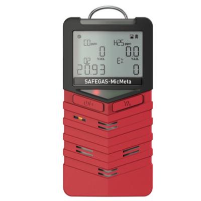 China IECEx ATEX Certified Portable Multi Gas Detector 4 Gas CO H2S O2 LEL IP66 24h Runtime for sale