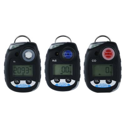 China CO H2S O2 Single Gas Portable Detector IECEx ATEX Certified IP68 90x60x33mm for sale