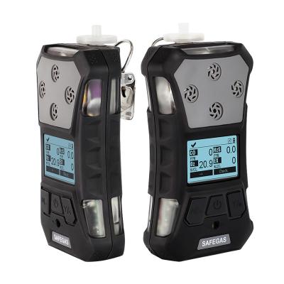 China Portable 4 Gas Detector LEL CO H2S O2 ATEX IECEx Certified 0-1000PPM for sale