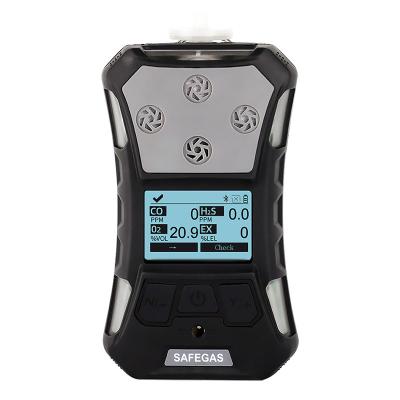 China Portable 6-Gas Detector for LEL CO2 CO H2S O2 SO2 Wireless TransmitSolution for sale