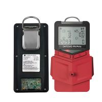 China MicMeta Wearable Diffusion 4-Gas Detector CO H2S O2 LEL IP66/IP68 24h Battery Man Down Alarm for sale