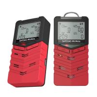 China MicMeta Wearable Diffusion 4-Gas Detector CO H2S O2 LEL IP66/IP68 24h Battery Man Down Alarm for sale