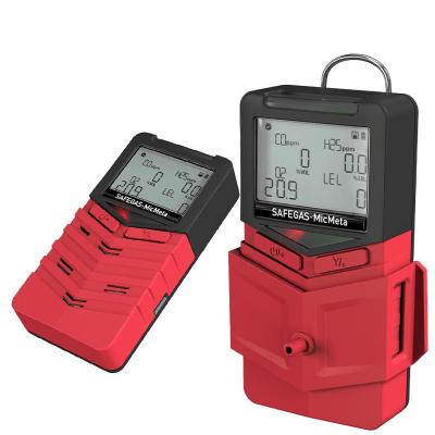 China ATEX Certified Portable Multi Gas Detector IP66/IP68 24h Battery LEL CO H2S O2 for sale