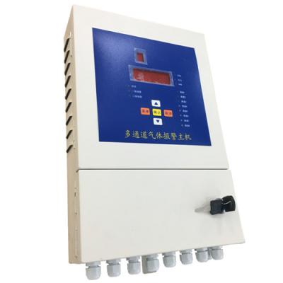 China 4-Channel Gas Detector Controller with 4-20mA Input, 1000m Transmission & 50W Power Capacity for sale