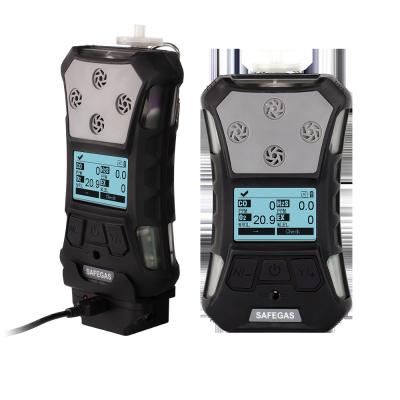 China IECEX ATEX Certified Personal Multi Gas Detector 4 Gas O2 H2S CO LEL 0-1000PPM for sale