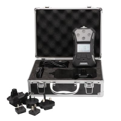 China Portable Black Muiti Gas Detector With Filter With Man Down Alarm Function for sale
