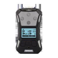 China SO2 H2S CO O2 %LEL Multi Gas Detector IP67 Portable with Pump Suction TWA STEL Alarm IECEX ATEX for sale