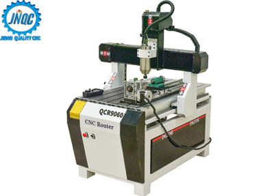China 4th Rotary Axis Hobby CNC Router Machine For Aluminum Wood MDF 6090 for sale