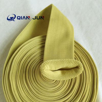China Lightweight Kevlar Tube Sleeve For Flexible Movement Yellow ANSI EN388 Standard for sale