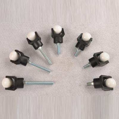 China M8 Or M10 Polyurethane Spherical Caster Wheels Glass Heavy Machine Casters for sale