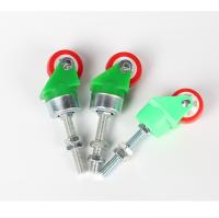 China Waterproof Universal Caster Wheel D30mm M14mm Heavy Duty Polyurethane Casters for sale