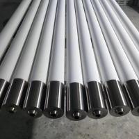 China 99.8% Fused Silica Ceramic Roller 60mm 85mm Industrial Ceramic Rollers for sale