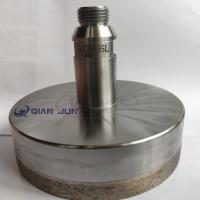 China 120mm Threaded Diamond Drill Bit Customized Glass Drilling Bit for sale