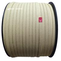 China Tempered Glass Furnace Braided Cord 12mm*4mm Kevlar Fiber Rope Customizable for sale