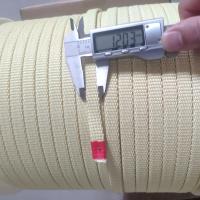 China Flat Woven Kevlar Tape High Temperature Woven Aramid Tape 12*3mm for sale
