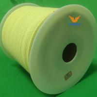 China Yellow Square Kevlar Aramid Rope High Temperature 5.5mm*5.5mm for sale