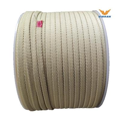 China 12mm*4mm Kevlar Aramid Rope Wear Resistant for sale