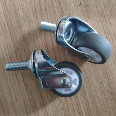 China D38mm Caster Roller Wheels M8 Screw Glass Heavy Machine Casters for sale