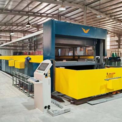 China Automotive Front Windshield Glass Bending Furnace Glass Tempering Equipment for sale