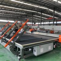 China 13Kw CNC Glass Cutting Machine Full Auto Glass Cutting Equipment for sale