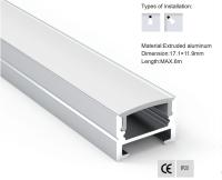China Customizable Aluminum Profile 17x12mm 0.67x0.47 Inch for Industrial Applications for sale