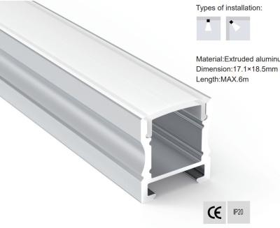 China Aluminum Profile 17x18.5mm Lightweight Structural Extrusion for Industrial Applications for sale