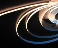 China LEDCORP Row to Row COB LED Strip 10W/m 100lm/W IP20 Waterproof for High-End Lighting for sale