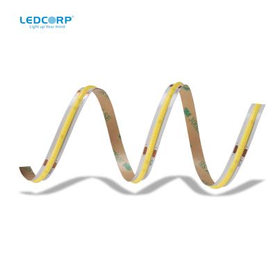 China LEDCORP 10W 1300lm COB Flex Strip IP65 Waterproof High CRI90 LED Light for Aluminum Profiles for sale