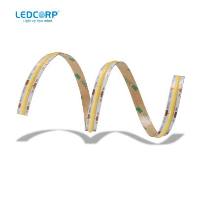 China LEDCORP Constant Current COB Flex Strip 8W/m Max 10m High CRI90 Best for Aluminum Profiles for sale