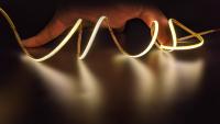 China LEDCORP Ultra Slim 3mm COB Flex Strip 100lm/W High CRI90 LED Light for sale