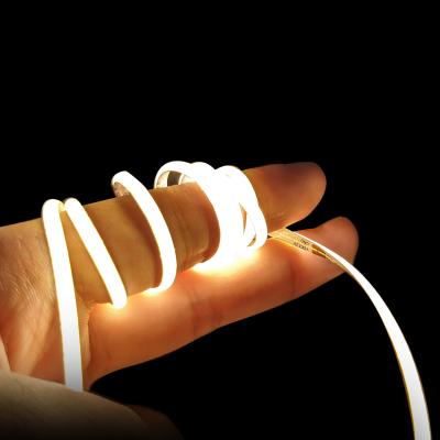 China LEDCORP Ultra Slim 3mm COB Flex Strip 100lm/W High CRI90 LED Light for sale