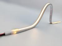 China LEDCORP 10W/m COB Flex Strip Neon Structure IP67 180° High Density 100lm/W for sale